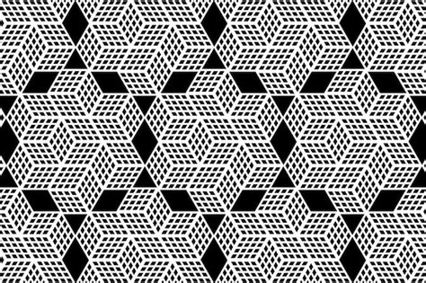 Seamless Hexagonal Geometric Pattern Design Premium Ai Generated Vector
