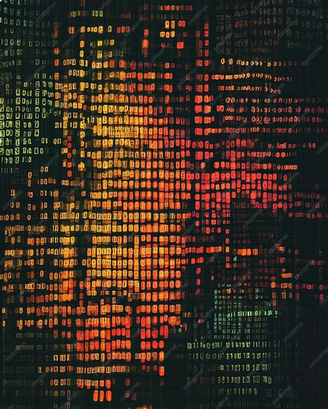 Correlation Matrix Visual Representation Premium Ai Generated Image