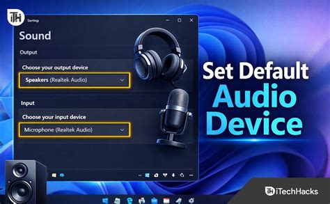 How To Set Default Audio Device On Windows 11 Speakers Headphones And Mic