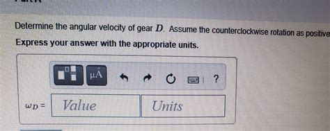 solved if the ring gear c rotates counterclockwise with an