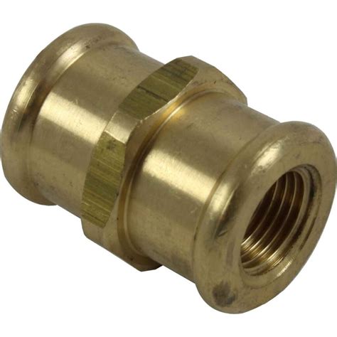 Maestrini Brass Equal Socket Female Ports 18 Bsp Marine