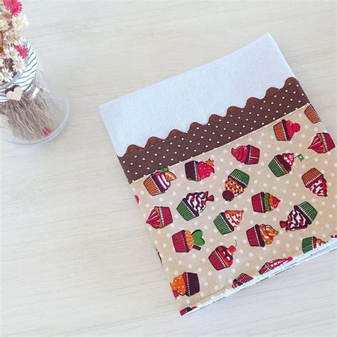 Pano De Prato Cupcake Elo Produtos Especiais
