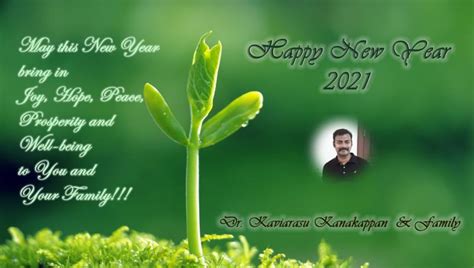 dr kaviarasu kanakappan en linkedin happy new year 2021