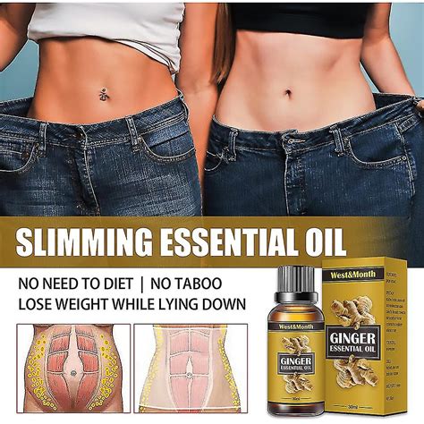 3pcs Free Shipping Natural Ginger Oil Lymphatic Drainage Massage Oil