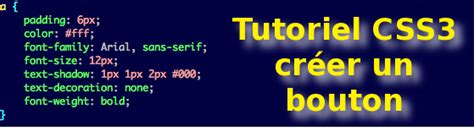 Tutoriel Bouton Css3