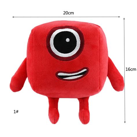 Generic 16~36cm Numberblocks Plushie Toys Cartoon Number Blocks Best