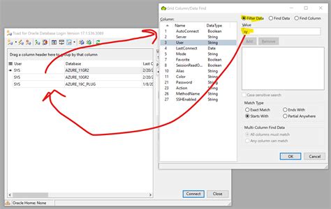 Schema Filter On Menu Session New Connection Window Idea Pond Toad World® Forums