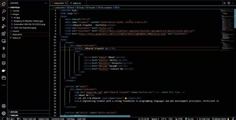 Utkarsh Tripathi On Linkedin Webdevelopment Html Css Portfolio
