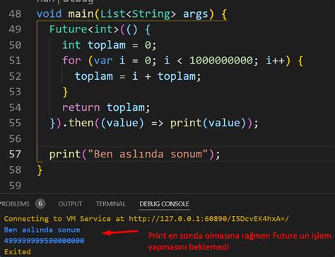 24 Dart future async await then catchError whenComplete Yazılım