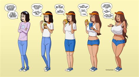 Cmsn Junk Food Bimbofication By Sortimid On Deviantart