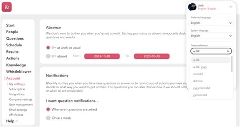 Different Date Formats When Viewing Results Simployer