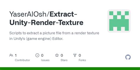 Github Yaseralosh Extract Unity Render Texture Scripts To Extract A Picture File From A