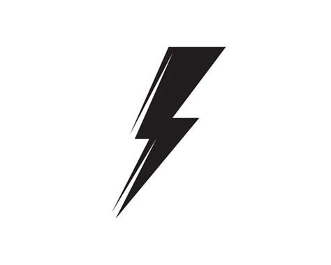 وکتور سیاه لوگوی رعد و برق فلاش 1627233