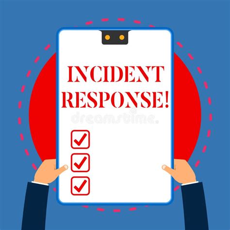 Handwriting Text Writing Incident Response Concept Meaning Addressing And Analysisaging The