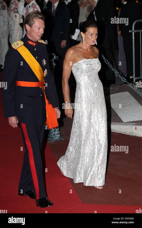 Princess Stephanie Of Monaco And Grand Duke Henri Attend The Official