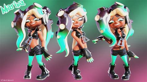 Pin By Azureespresso On St Splatoon Marina Splatoon Animated Cartoons