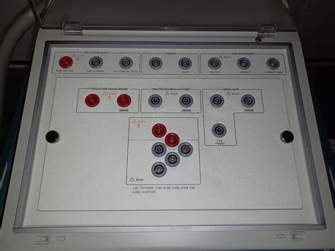 Tektronix 371a Curve Tracer W 371a 371b Test Fixture And Calibration