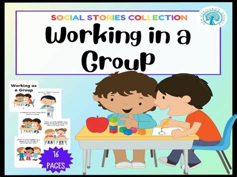 Working In A Group Social Story Teaching Resources