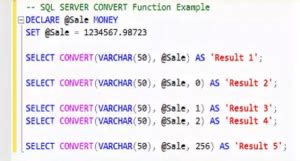 Convert Sql Server Function