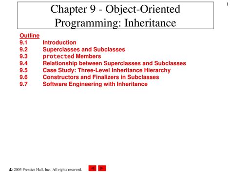 Ppt Chapter 9 Object Oriented Programming Inheritance Powerpoint Presentation Id9425579