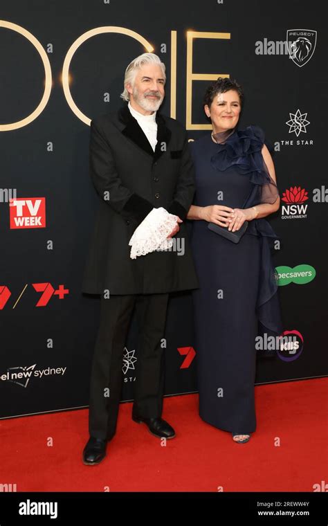 Sydney Australia 30th July 2023 Shaun Micallef And Leandra Micallef
