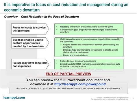 Cost Reduction Toolkit Ppt Business Accounting And Finance Business