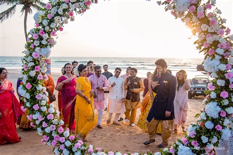 Rasika Sunil And Aditya Bilagi Azaya Beach Resort Goa Weddingsutra