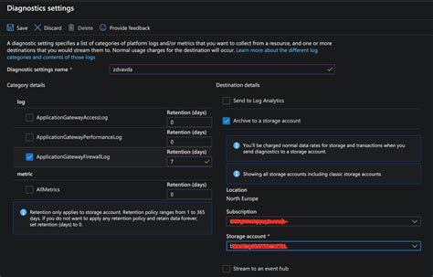 Terraform How To Set Azure Web Application Firewall Waf Logs Via Terraforn Stack Overflow