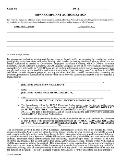 Fillable Online Hipaa Compliant Authorization Fax Email Print Pdffiller