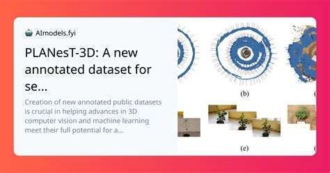 Planest 3d A New Annotated Dataset For Segmentation Of 3d Plant Point Clouds Ai Research
