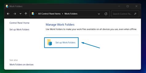 How To Enable Work Folders Client In Windows 11