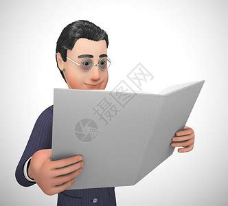 商业报告概念图标说明通讯或财务文件录音资料或新闻摘要3d插图高清图片下载 正版图片307280194 摄图网