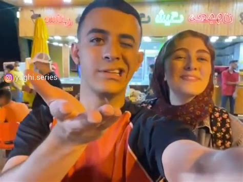 علی شادمان و الیکا ناصری در پشت صحنه سریال یاغی