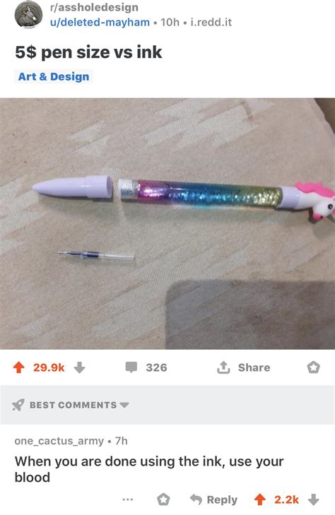 Cursed Pen R Cursedcomments