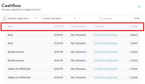 how do i review duplicate transactions and hide them client portal