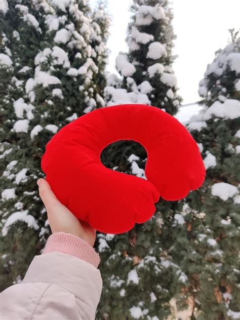 Надувна дорожня подушка — ціна 133 грн у каталозі Подушки Купити товари для спорту за доступною