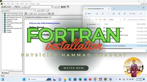 How To Install FORTRAN In Windows Physicist Hammad Shaukat YouTube