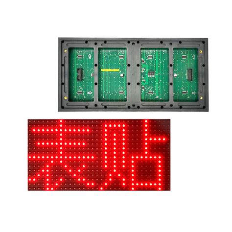 Cheap Price Scrolling LED P10 Outdoor SMD Single Red Color LED Module Red LED Module And SMD