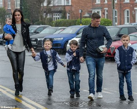 Danielle Lloyd Holds Hands With Four Sons And Michael Daily Mail Online