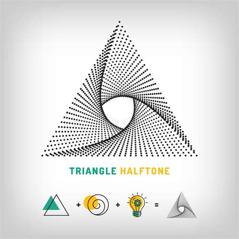 Circle Halftone Geometric Shapes Dot Abstract Background Minimal Round Backdrop Stock Vector