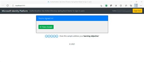 Java Azure Active Directory Spring Boot Authenticationprincipal Stack Overflow