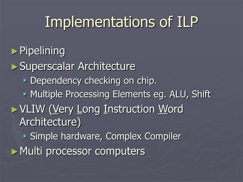 Ppt Instruction Level Parallelism Ilp Powerpoint Presentation Free Download Id1305789