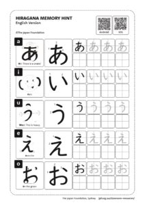 Printable Japanese Hiragana Practice Worksheet Mai Languages