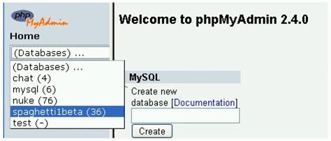 Phpmyadmin How To Administer Mysql Via Web