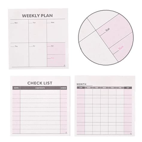 Горячая ежедневный Еженедельный ежемесячный Настольный ежедневник планировщик наклейки
