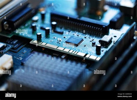 Chip Circuit Board Stock Photo Alamy