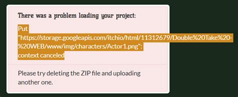 Solved Having Trouble Uploading My Game As An Html To Rpg