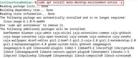 how to install mate on debian 12 its linux foss