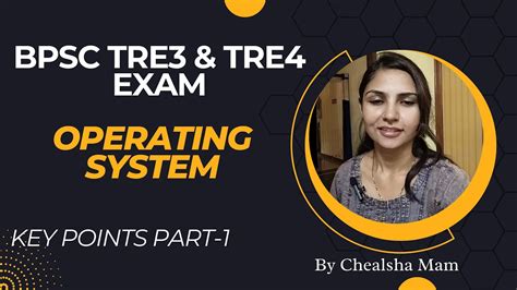 Key Points For Operating Systems BPSC Tre3 Tre4 BSTET Computer